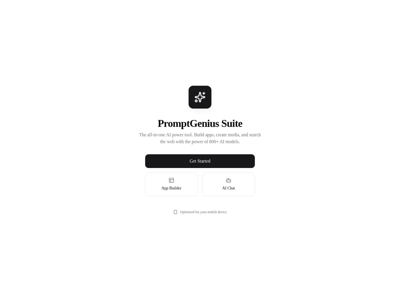 PromptGenius Suite