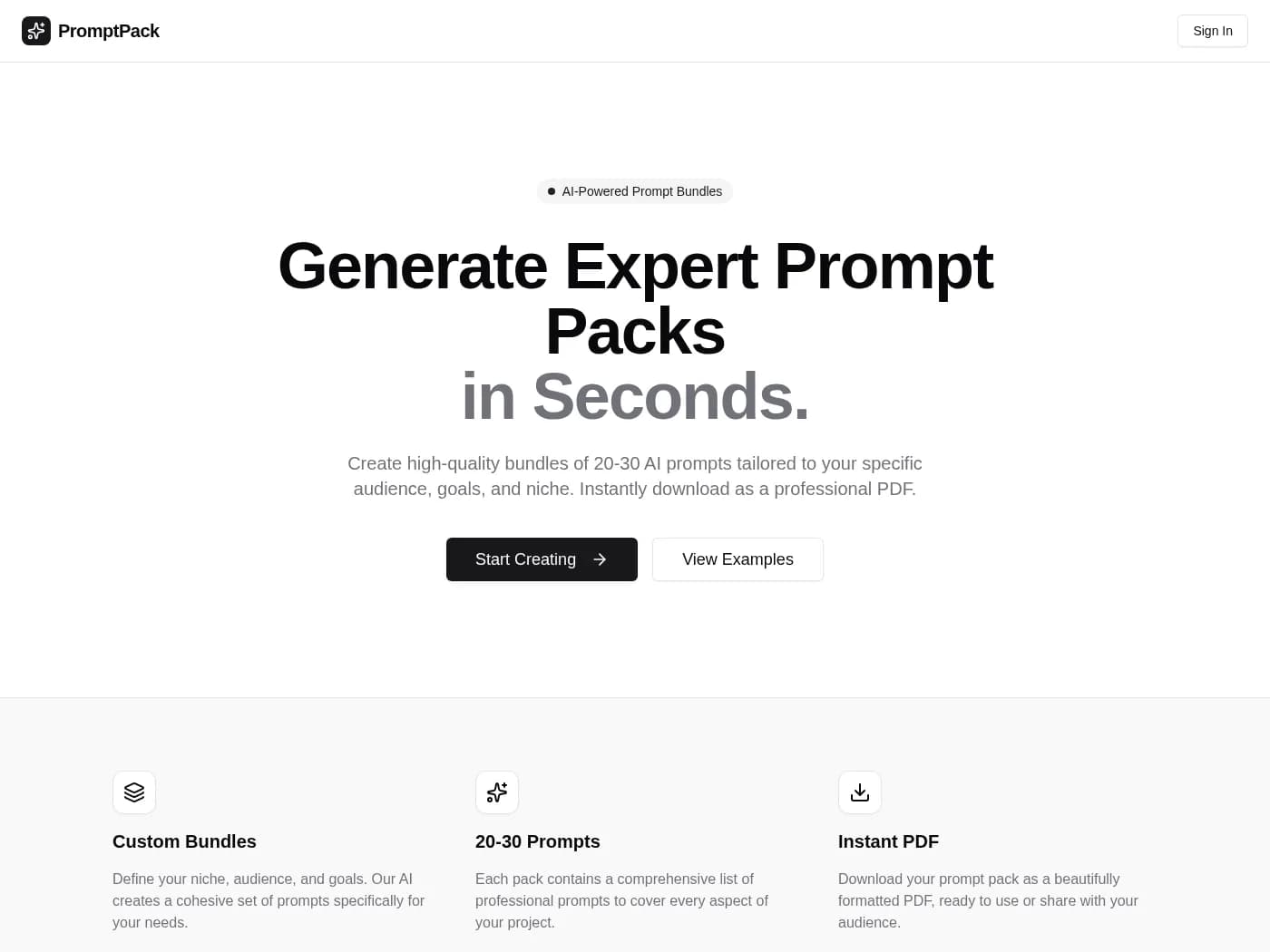 PromptPack Creator