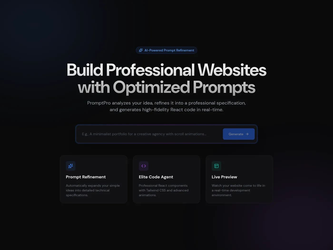 PromptPro Web Agent
