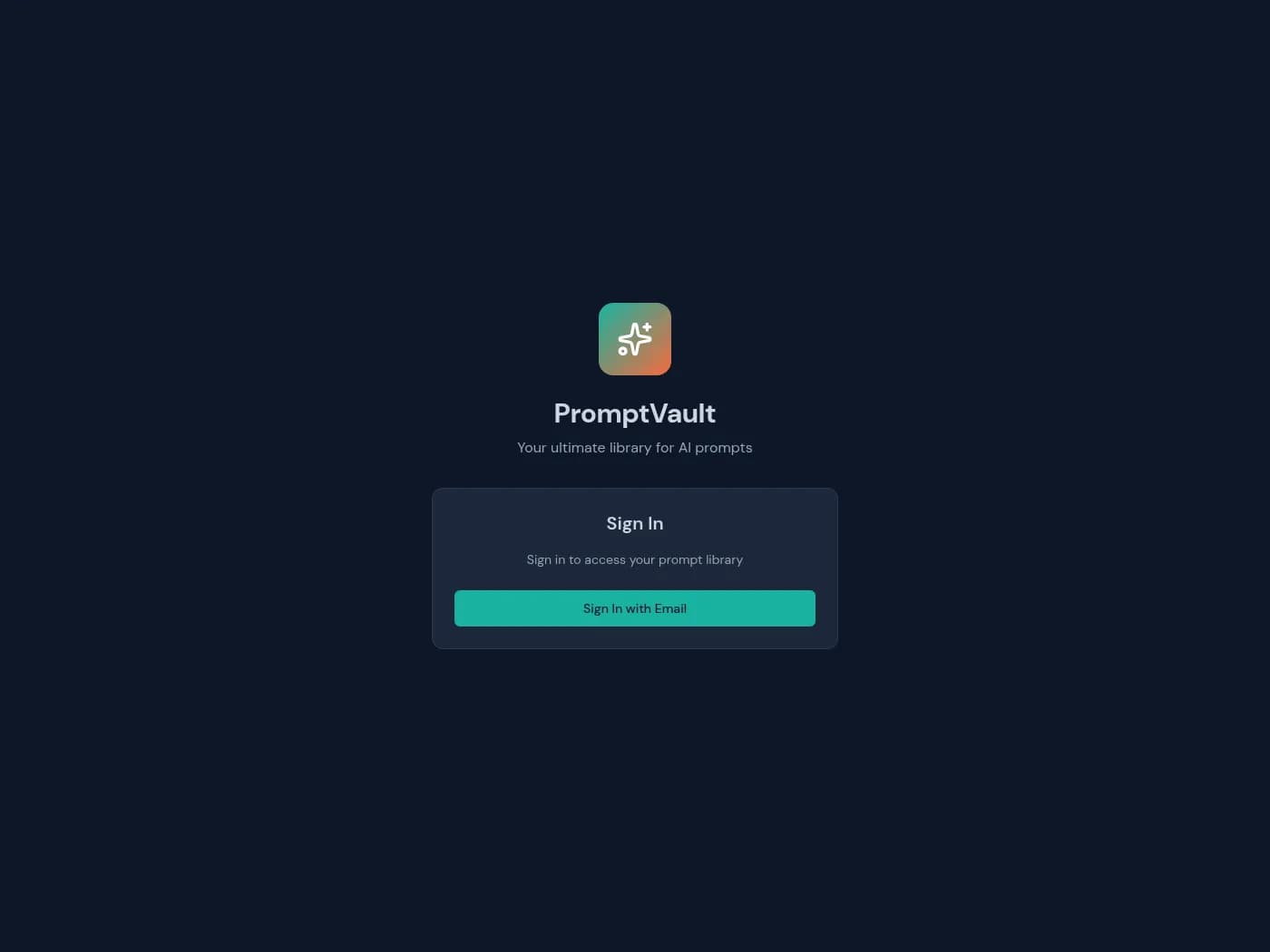 PromptVault Clone