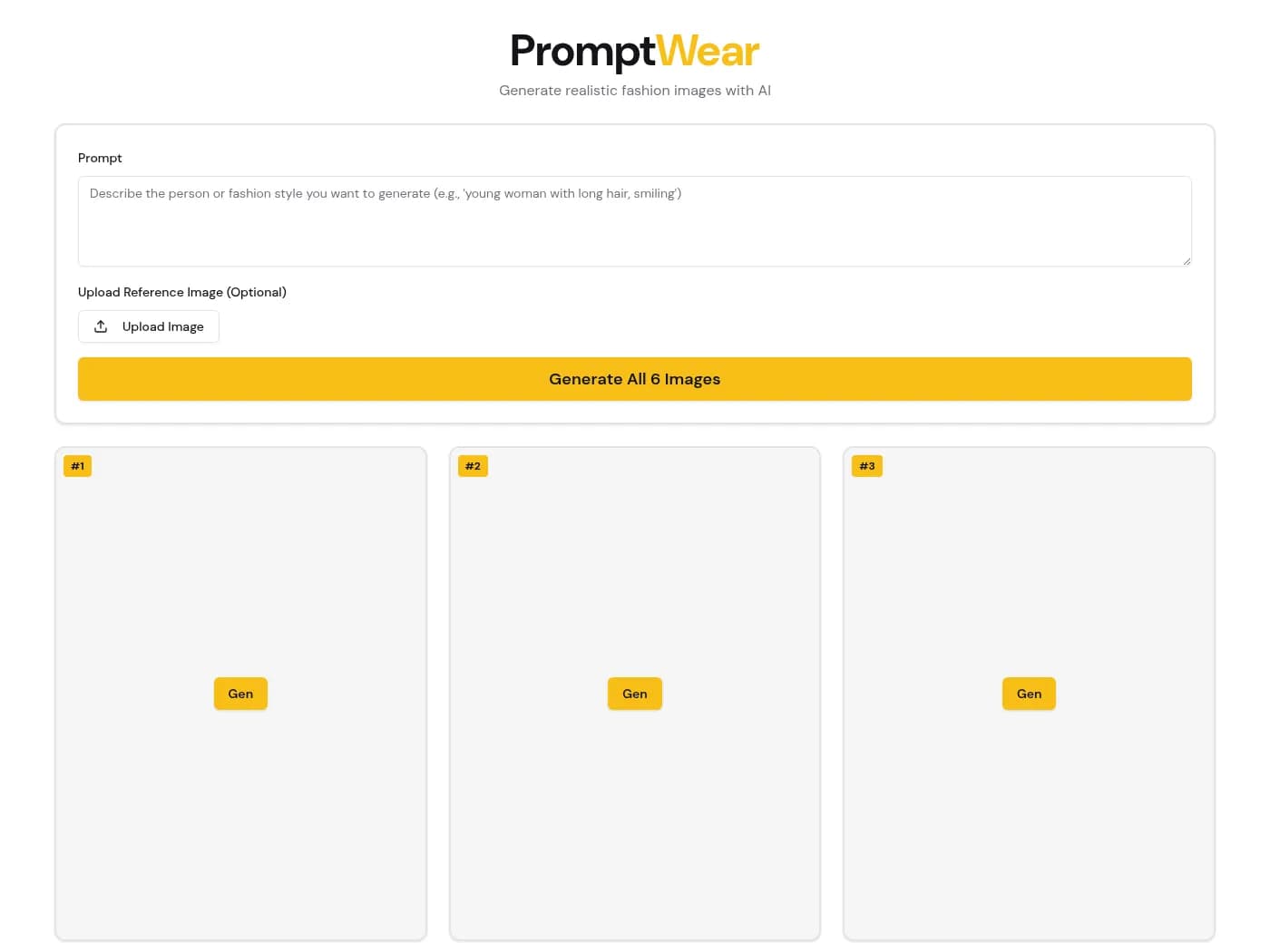 PromptWear Image Generator
