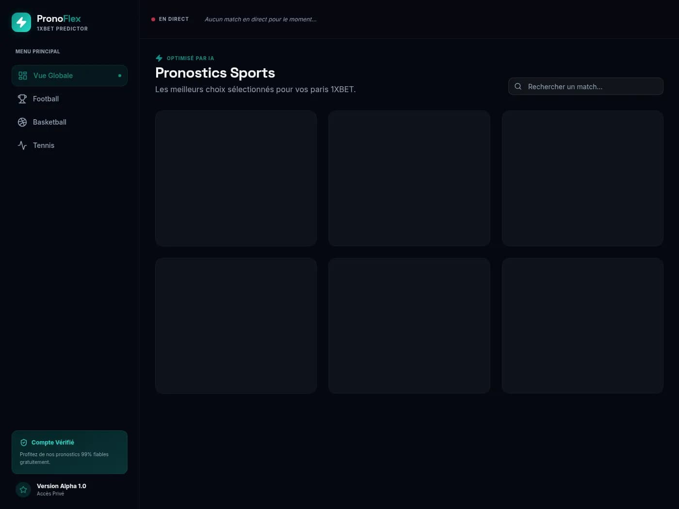 PronoFlex Sports Predictor