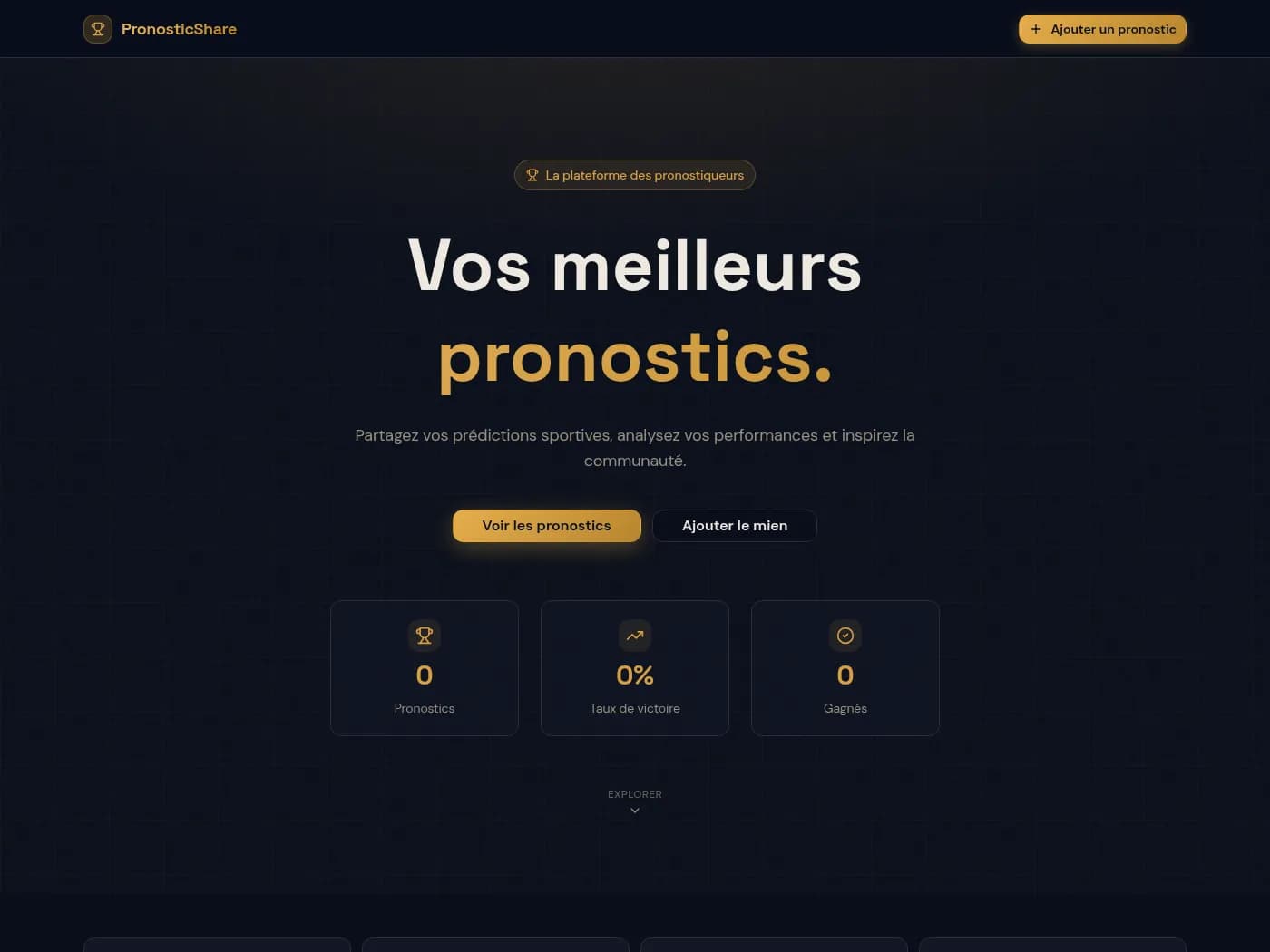 PronosticShare Website