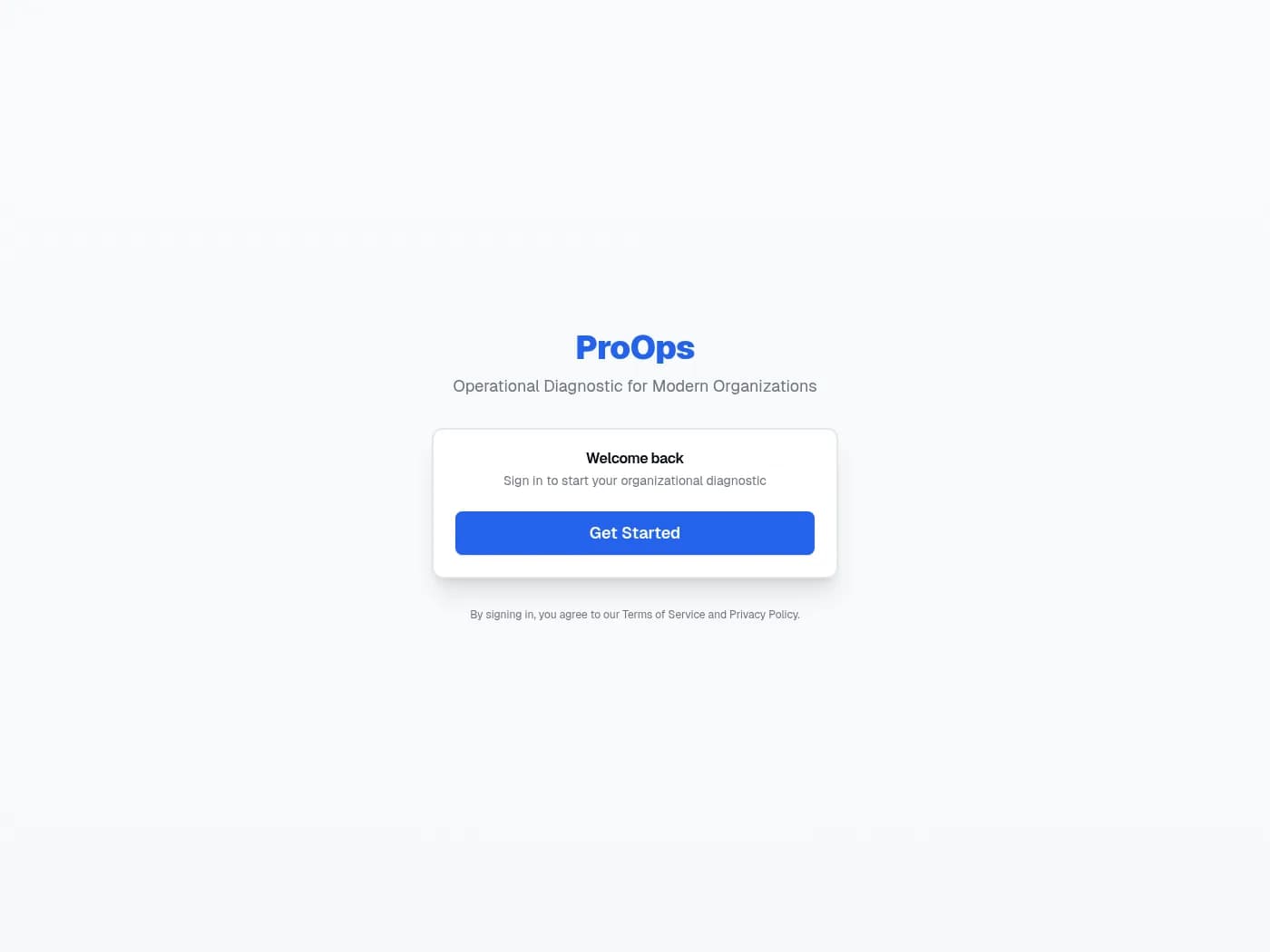 ProOps Diagnostic App