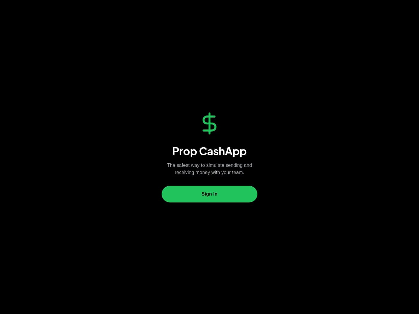 Prop CashApp Simulator