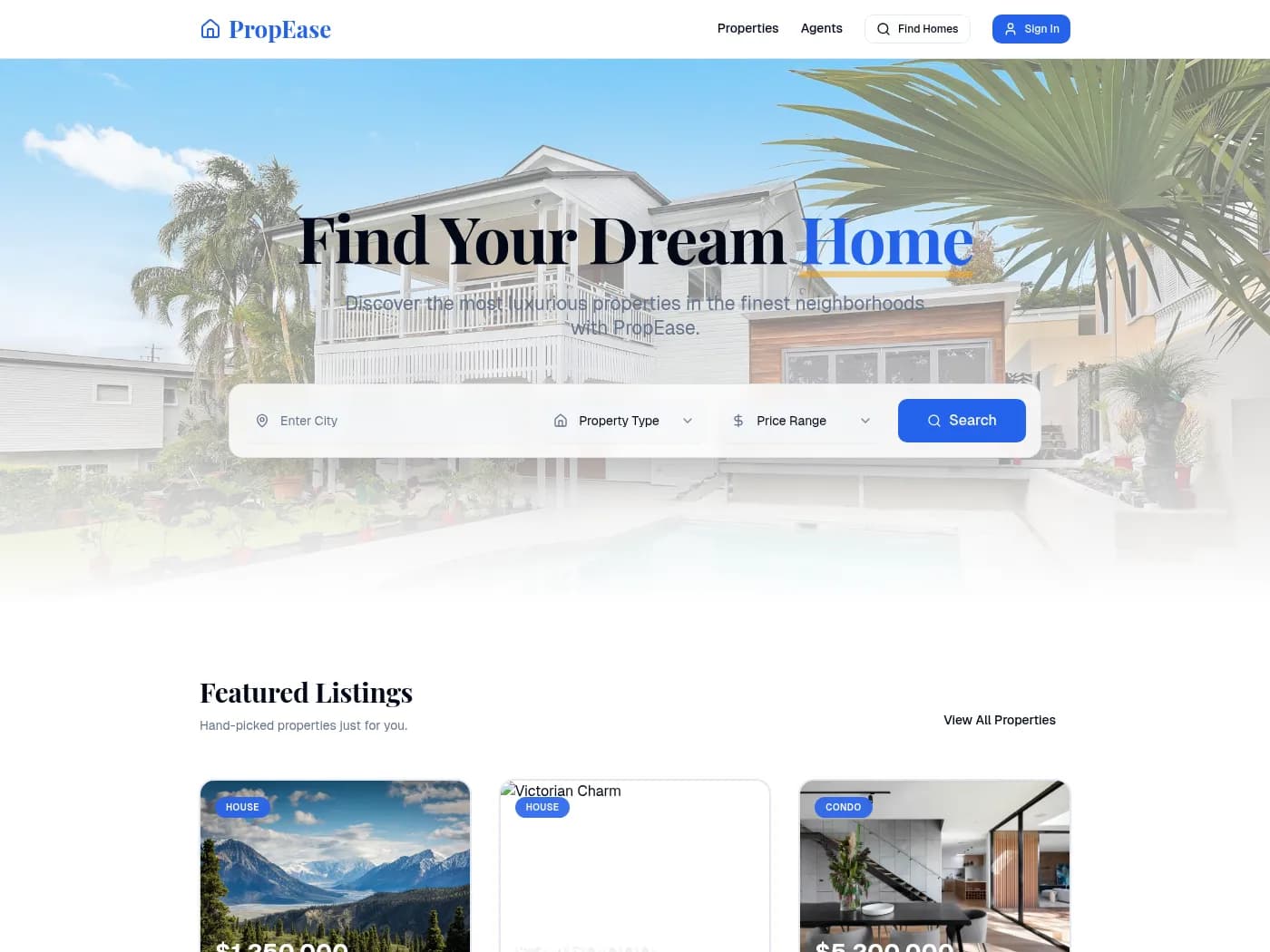 PropEase Real Estate