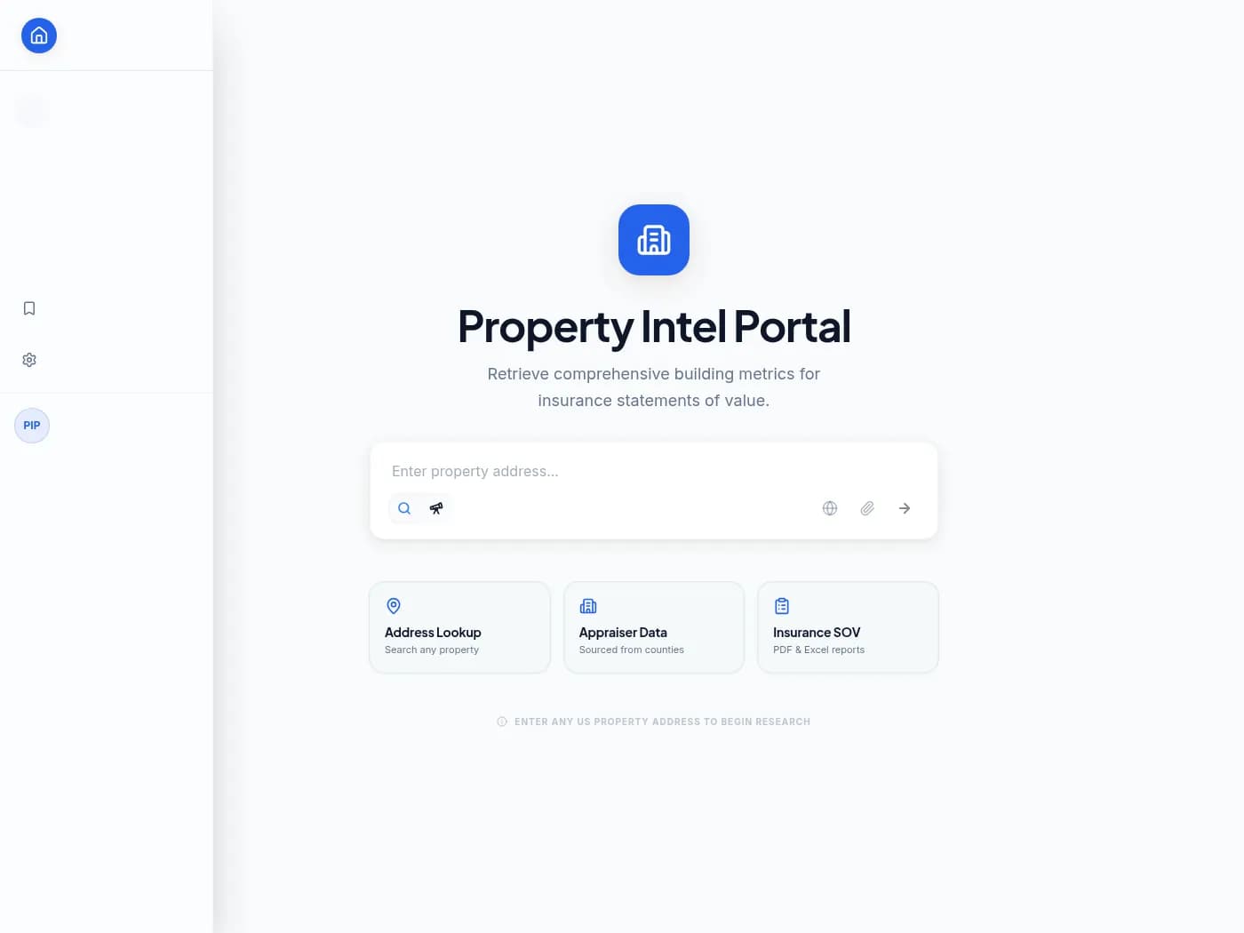 Property Intel Portal