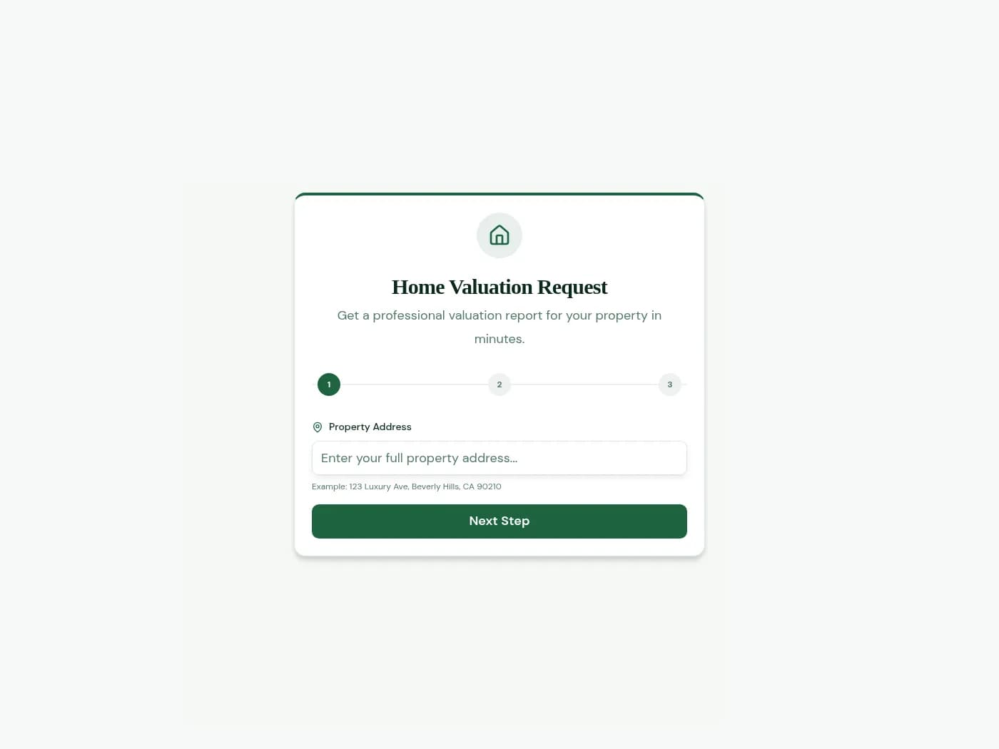 HomeValue Lead Generator