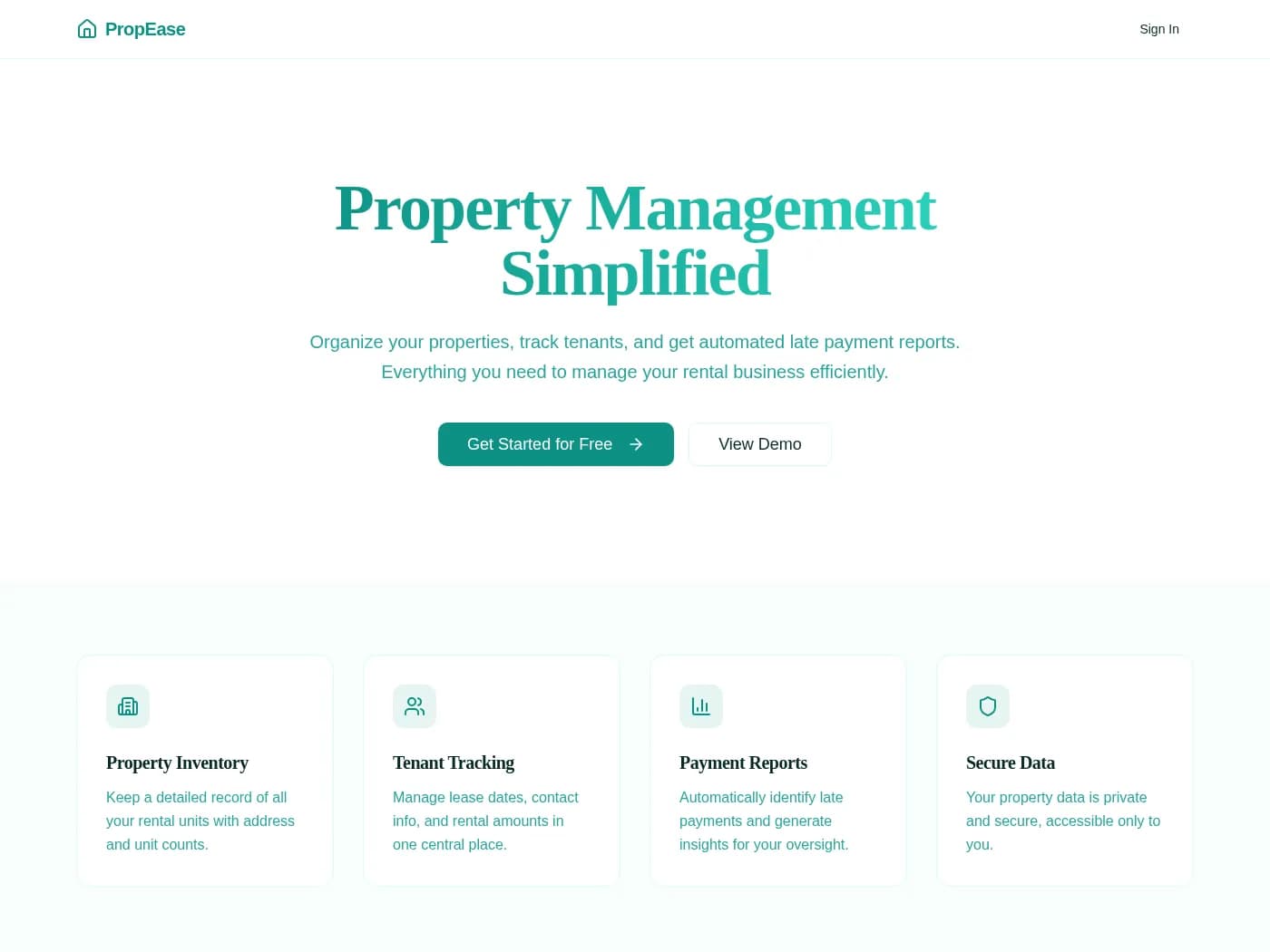 PropEase Manager