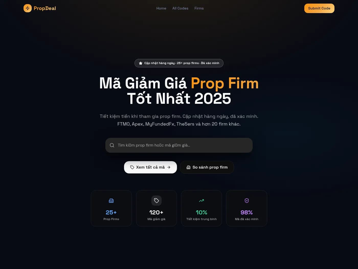 Propfirm Discount Hub