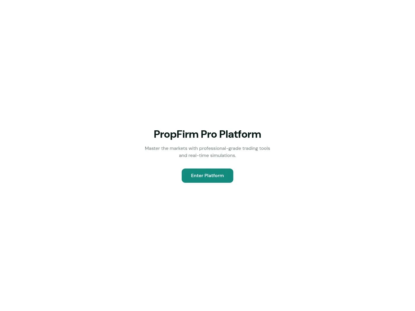 PropFirm Pro Platform