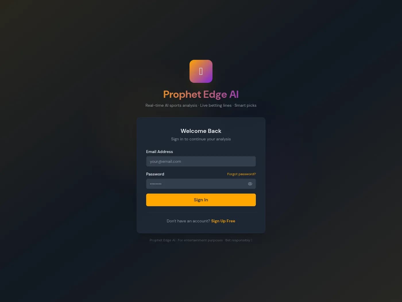 Prophet Edge AI: The Ultimate Personalized Sports Analysis Platform