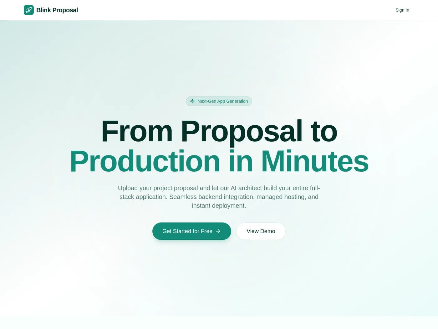 App Proposal Platform