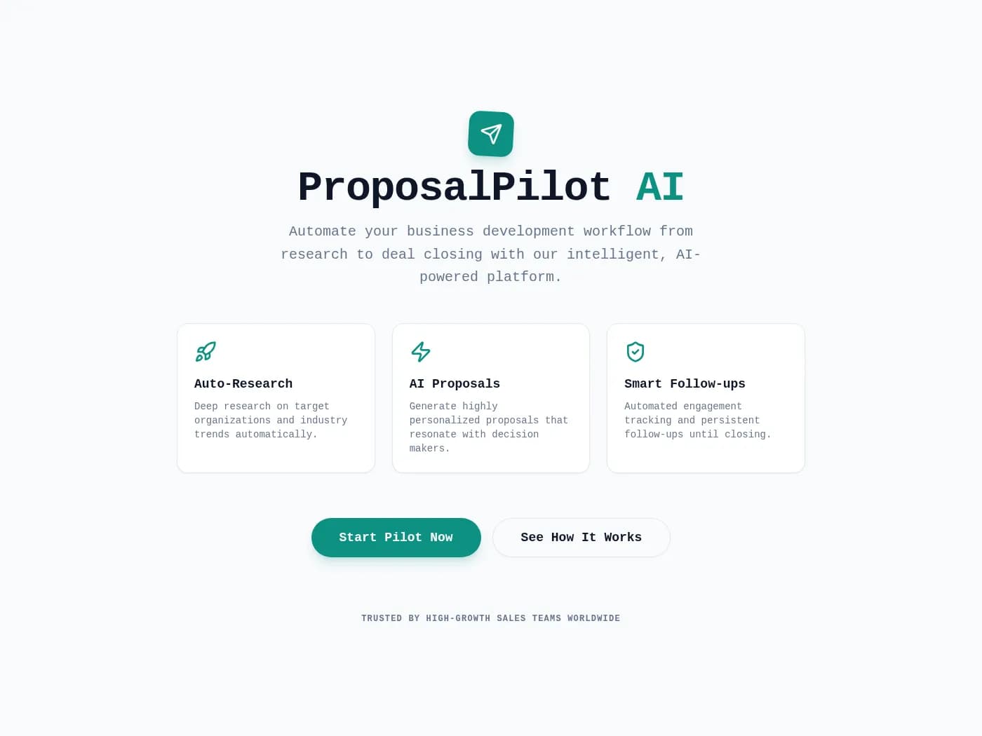 ProposalPilot AI