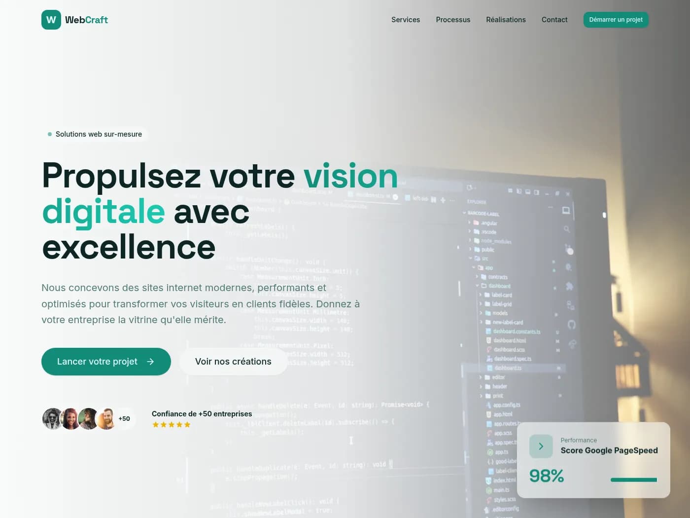 Site Création Proposer