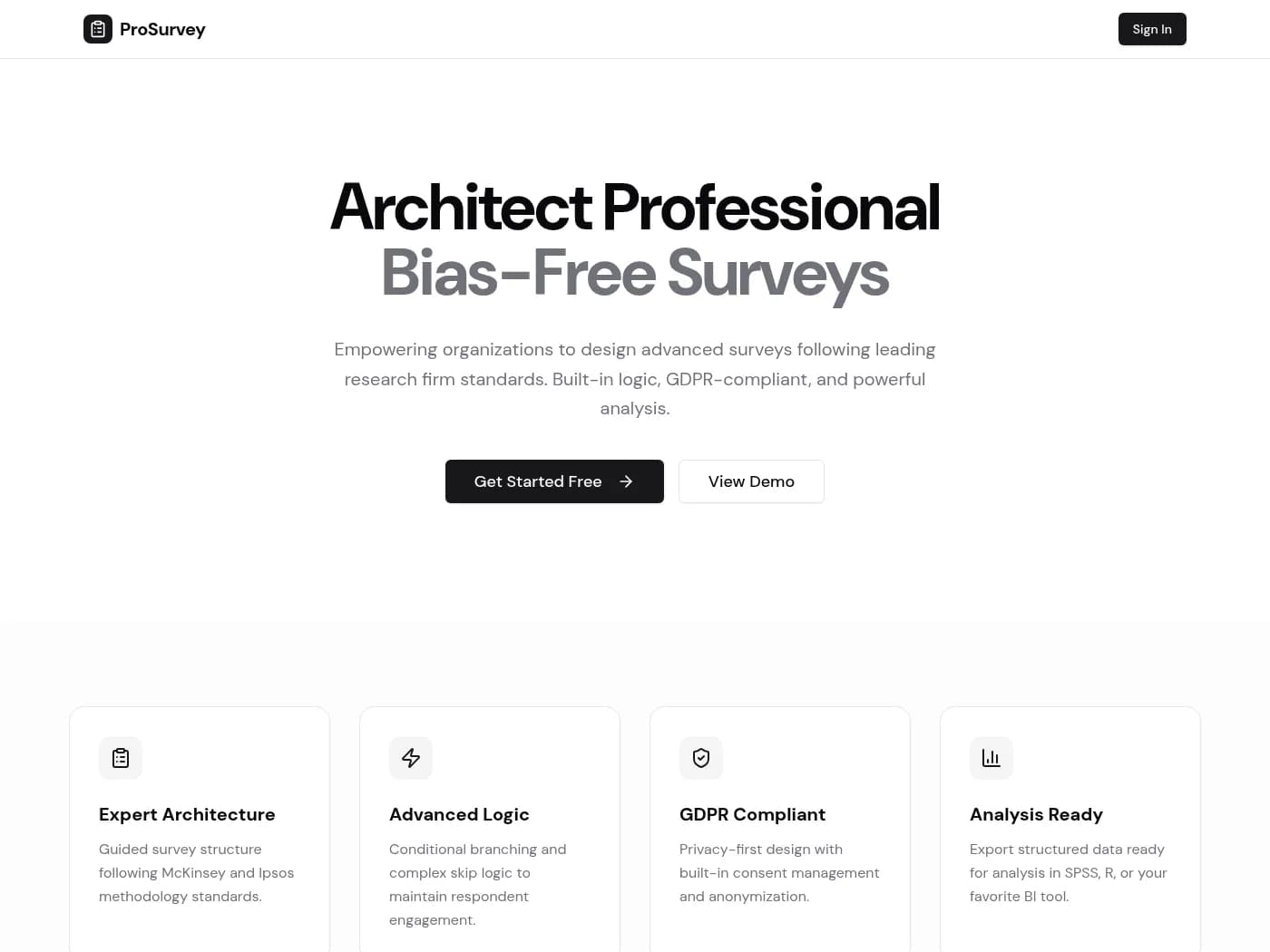 ProSurvey Architect
