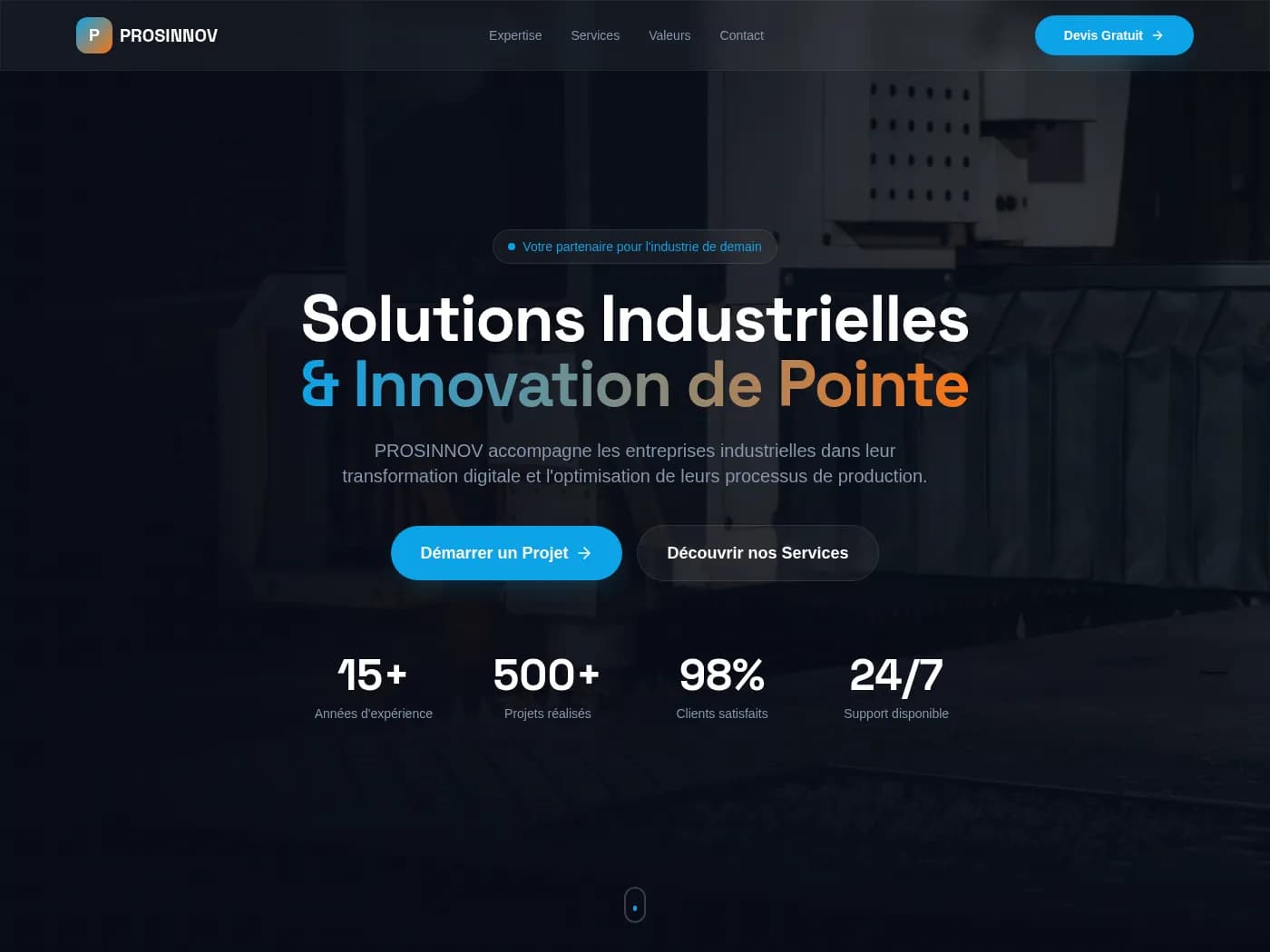 PROSINNOV Web Presence