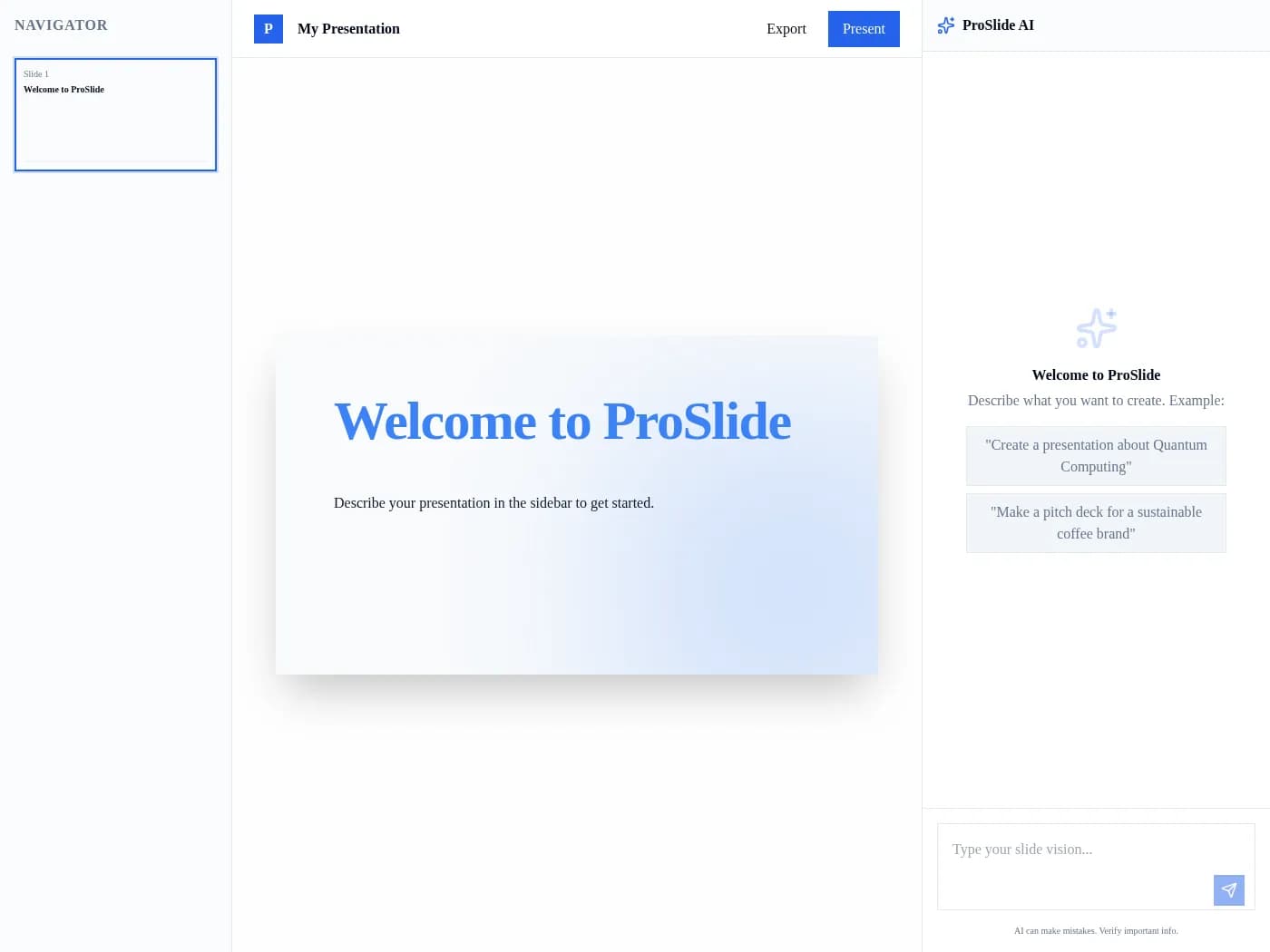 ProSlide Generator