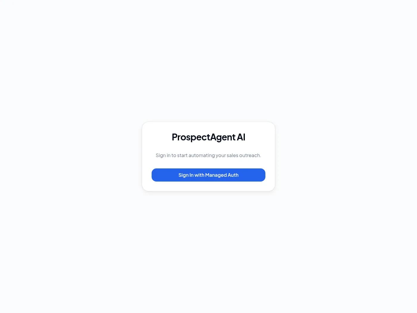 ProspectAgent AI