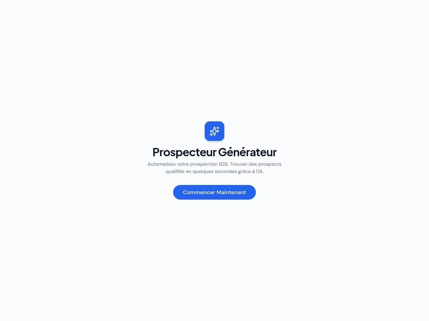 Prospecteur Générateur