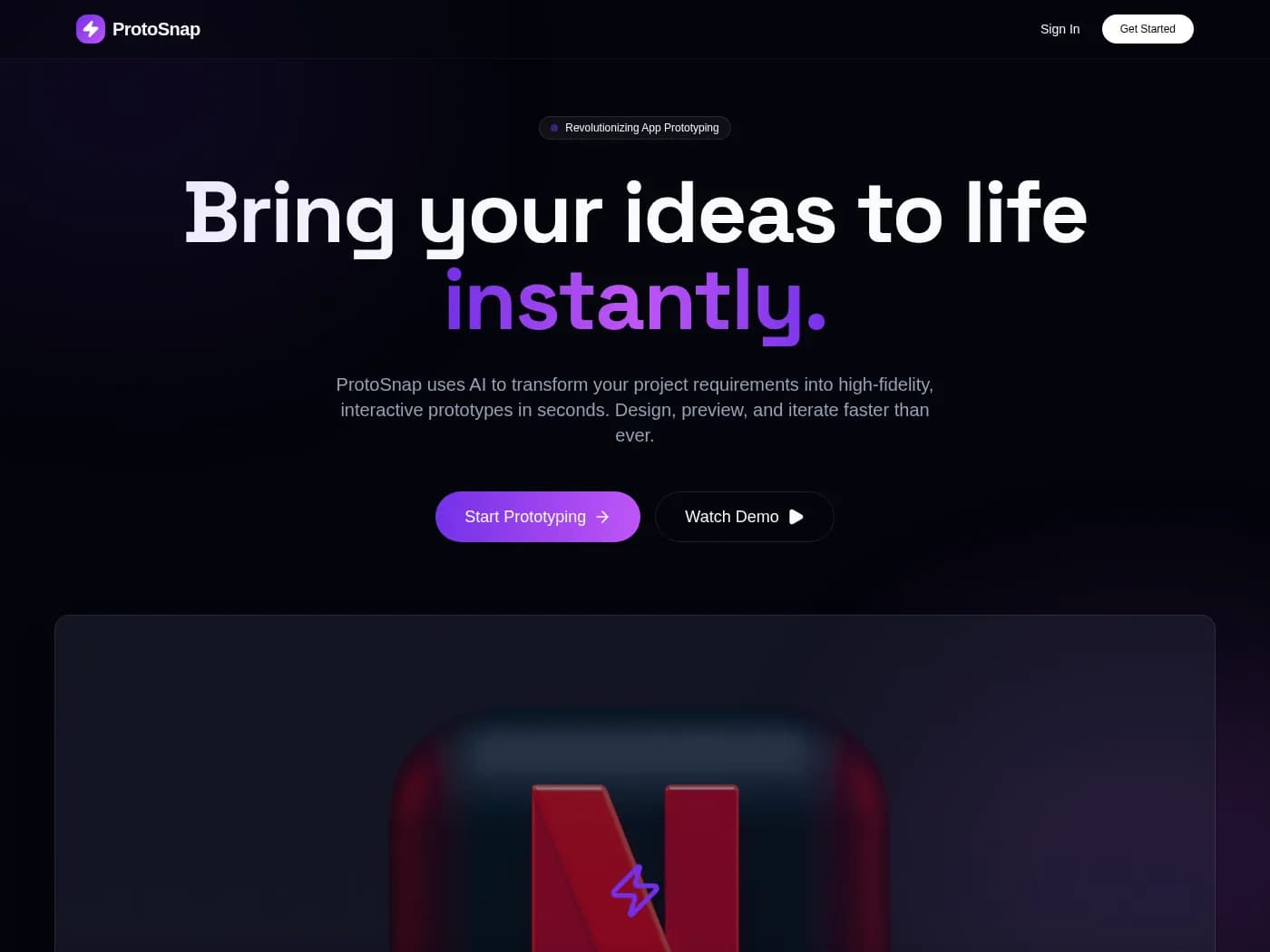 ProtoSnap App