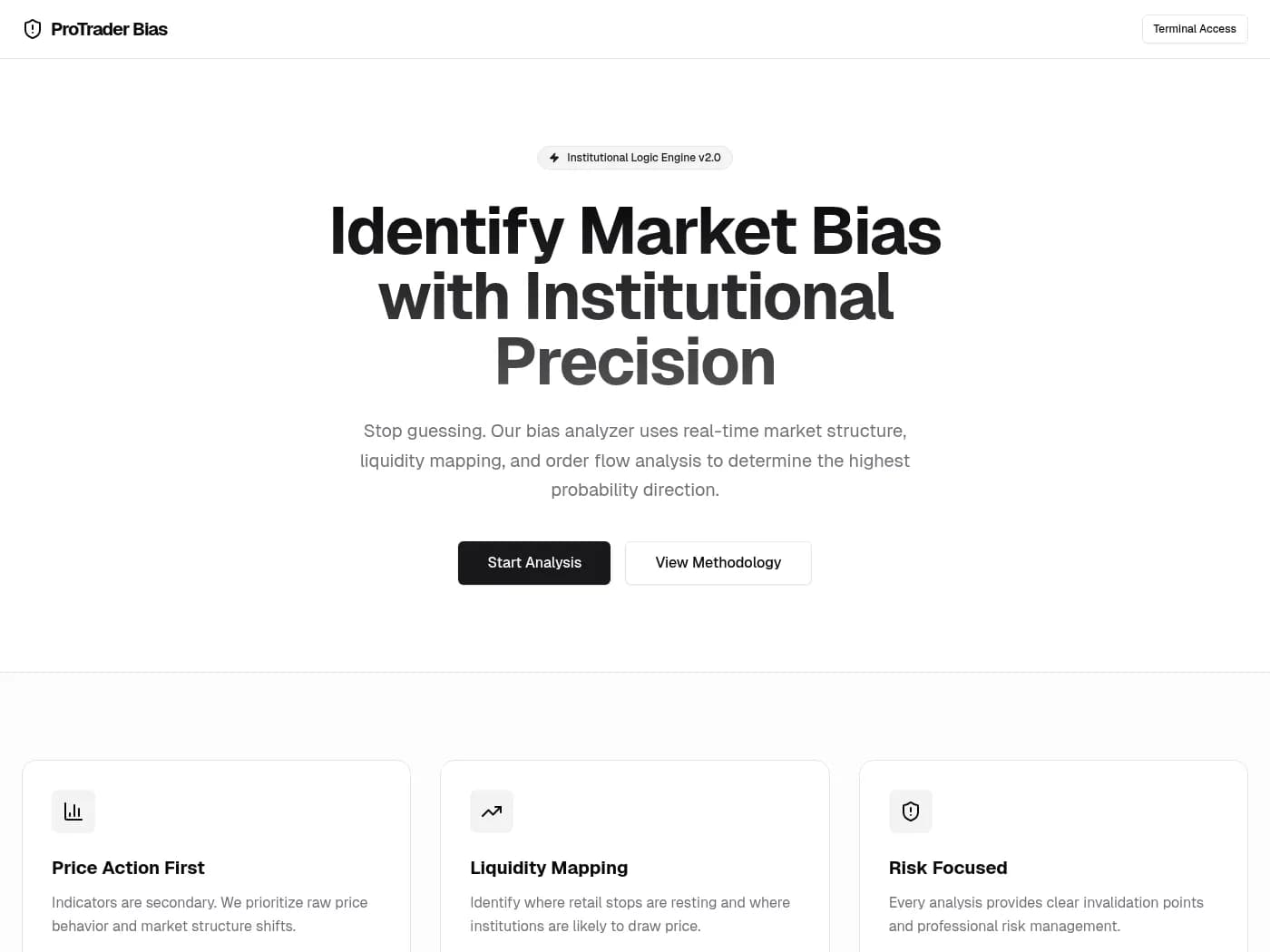 ProTrader Bias Analyzer