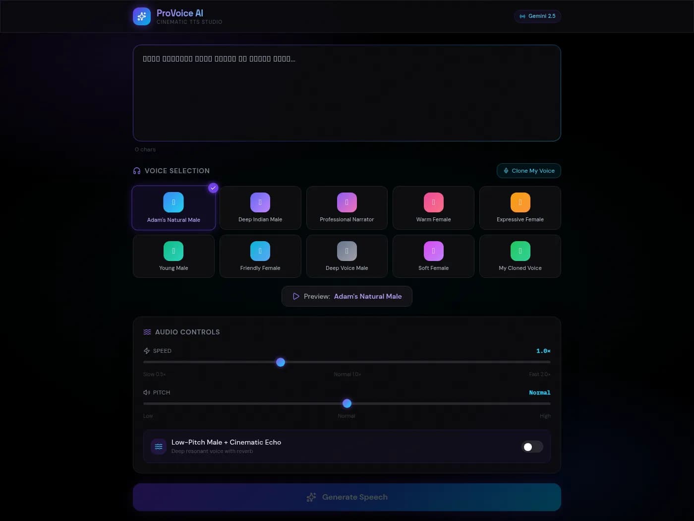 ProVoice AI Studio