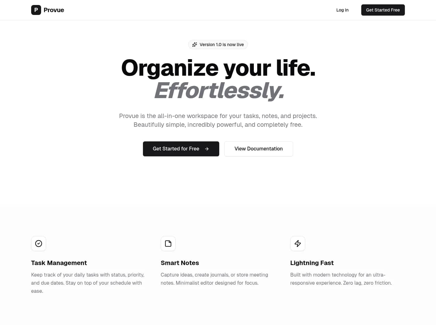 Provue Free Platform