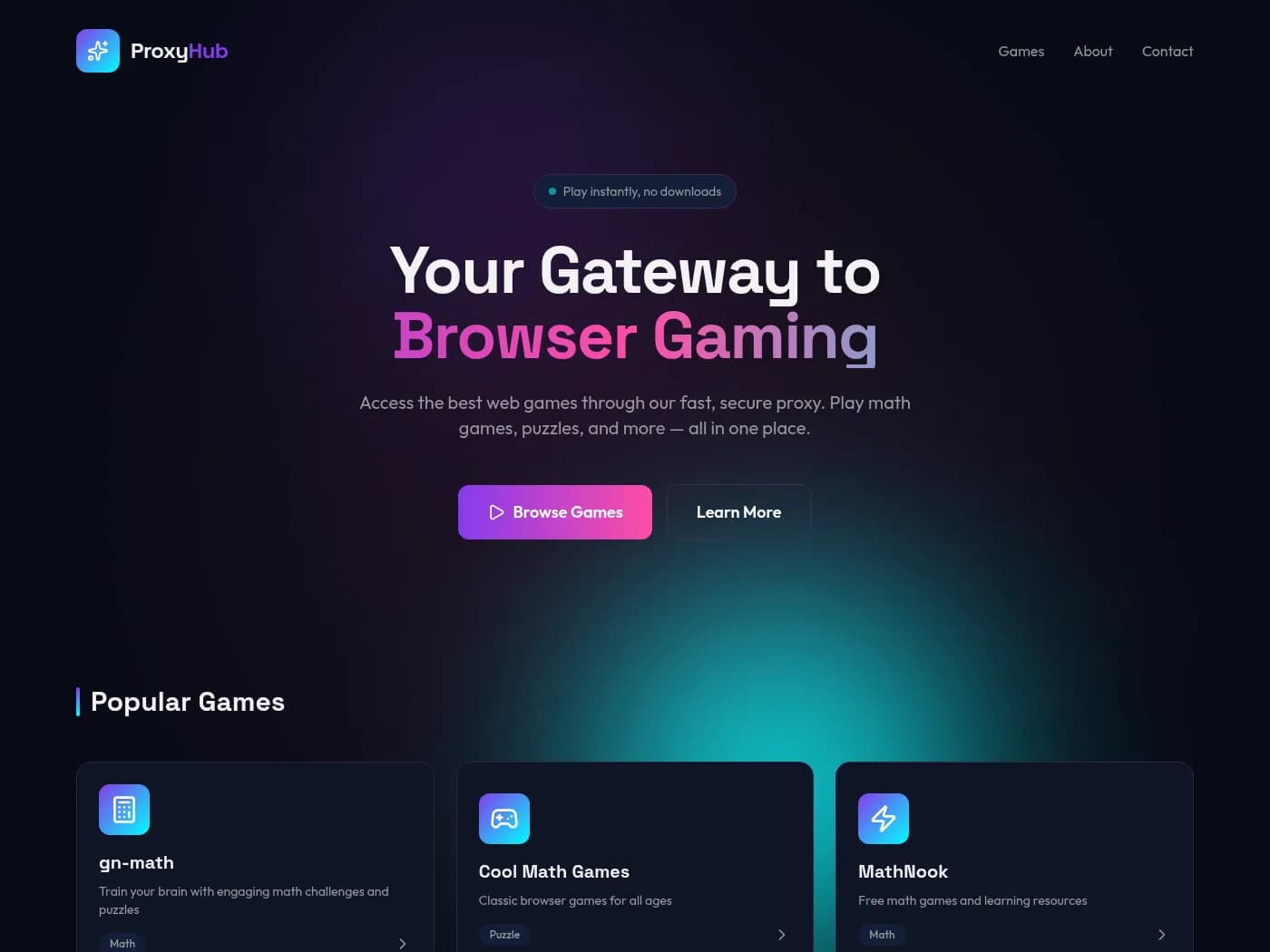Proxy Game Hub