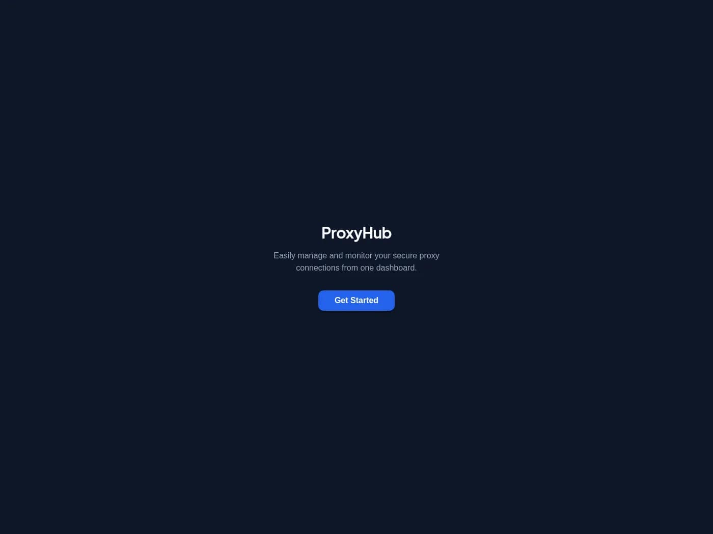 ProxyHub