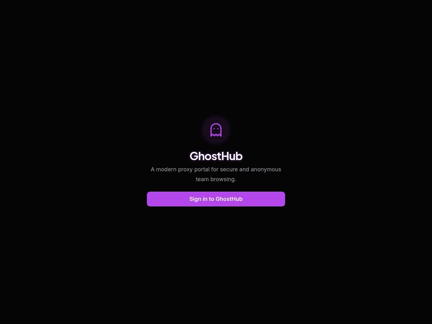 GhostHub Proxy Portal