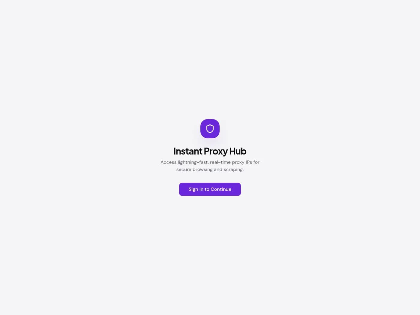 Instant Proxy Hub