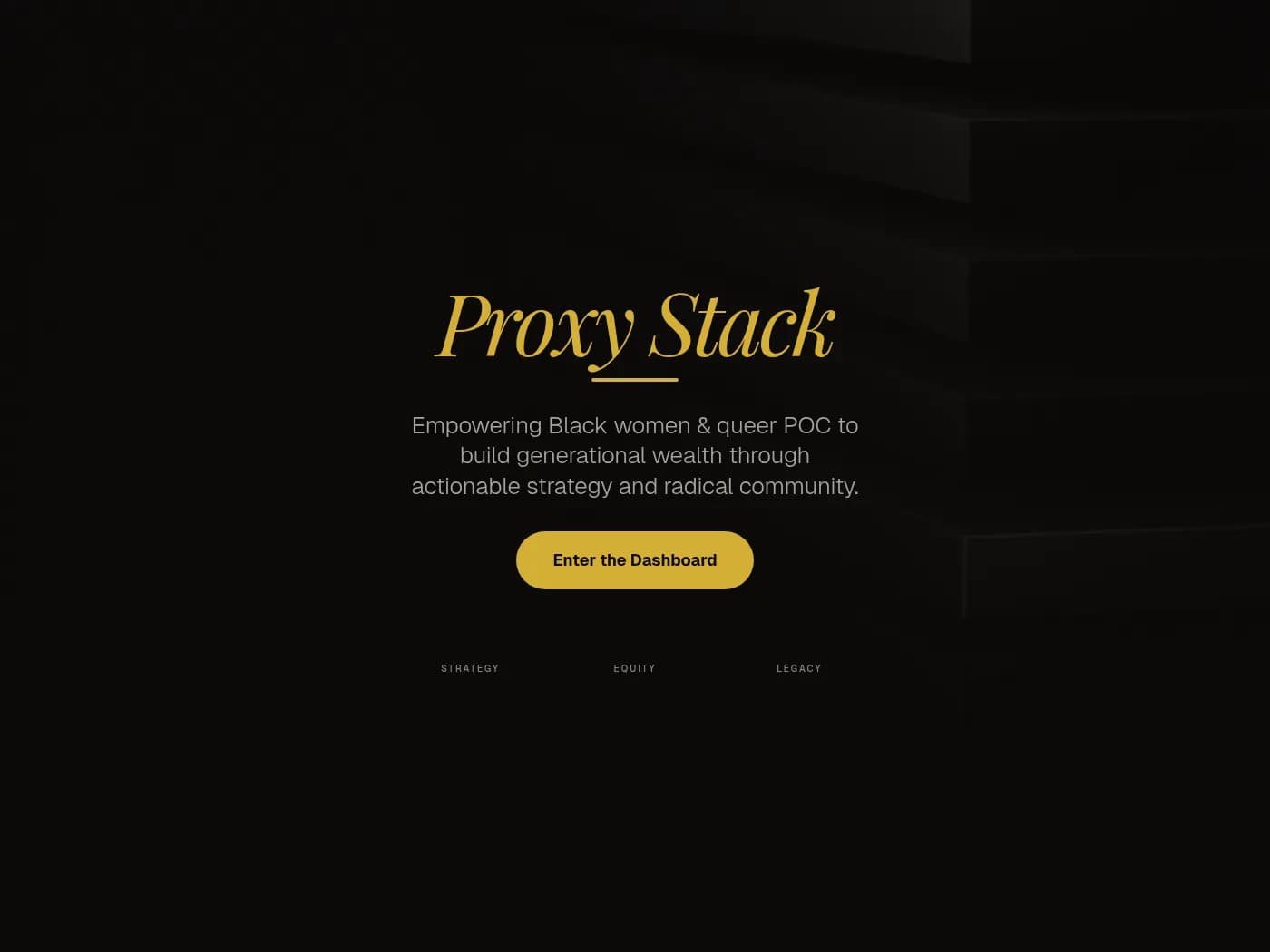 Proxy Stack Dashboard