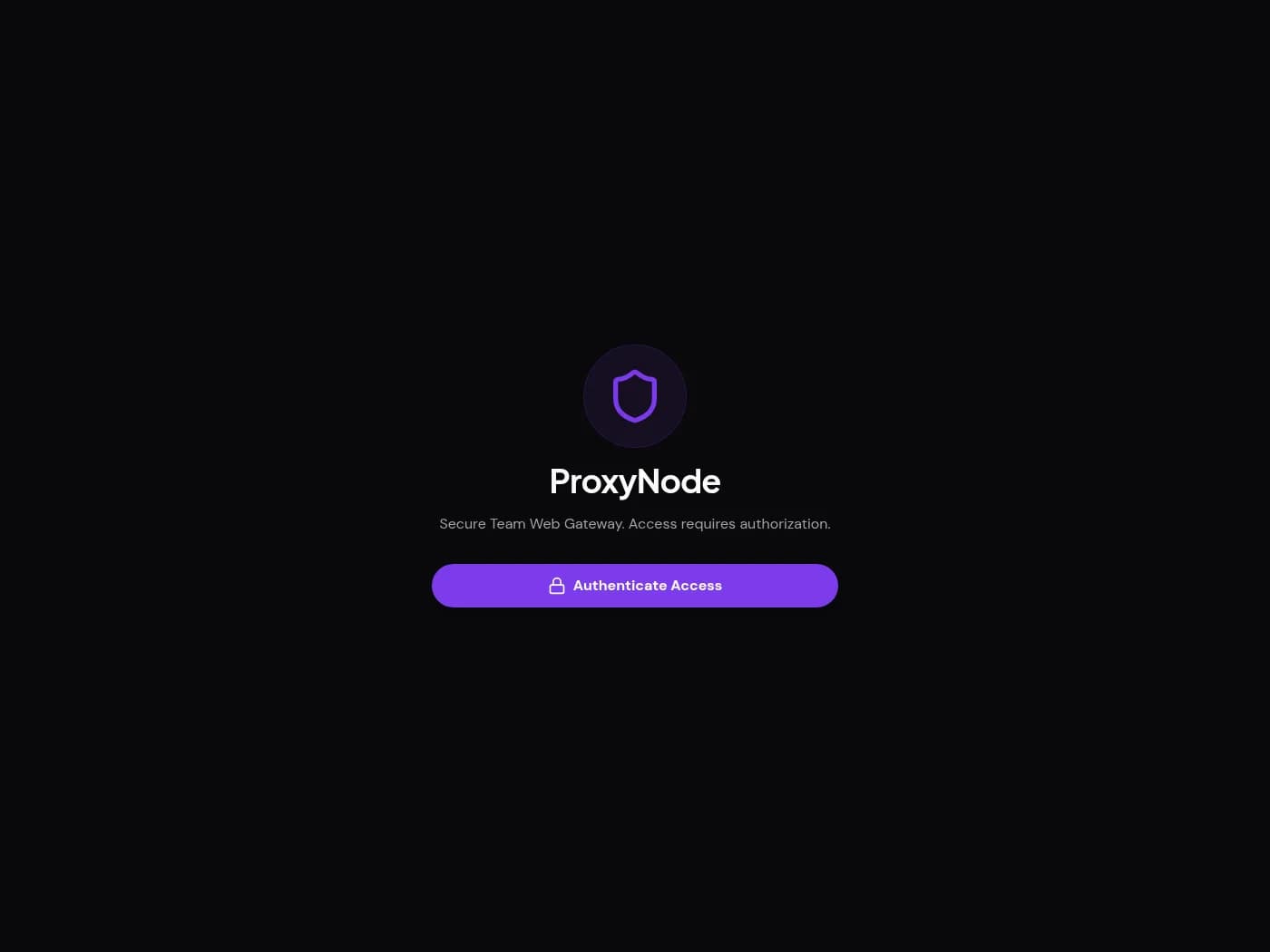 Proxy Web Manager