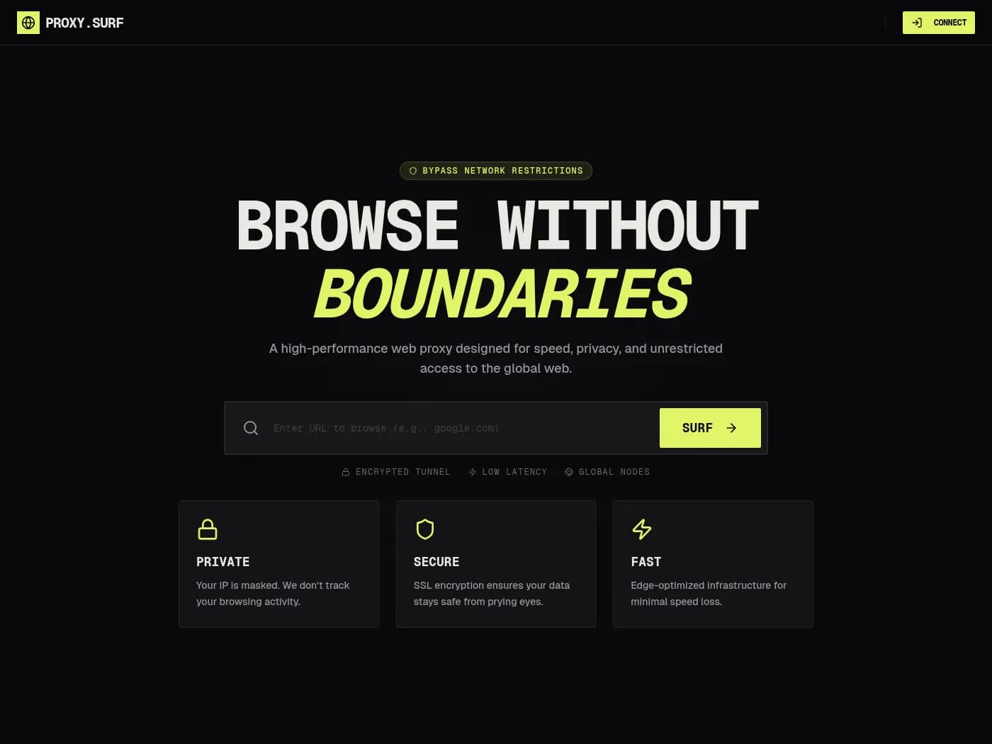 Proxy Surf Web