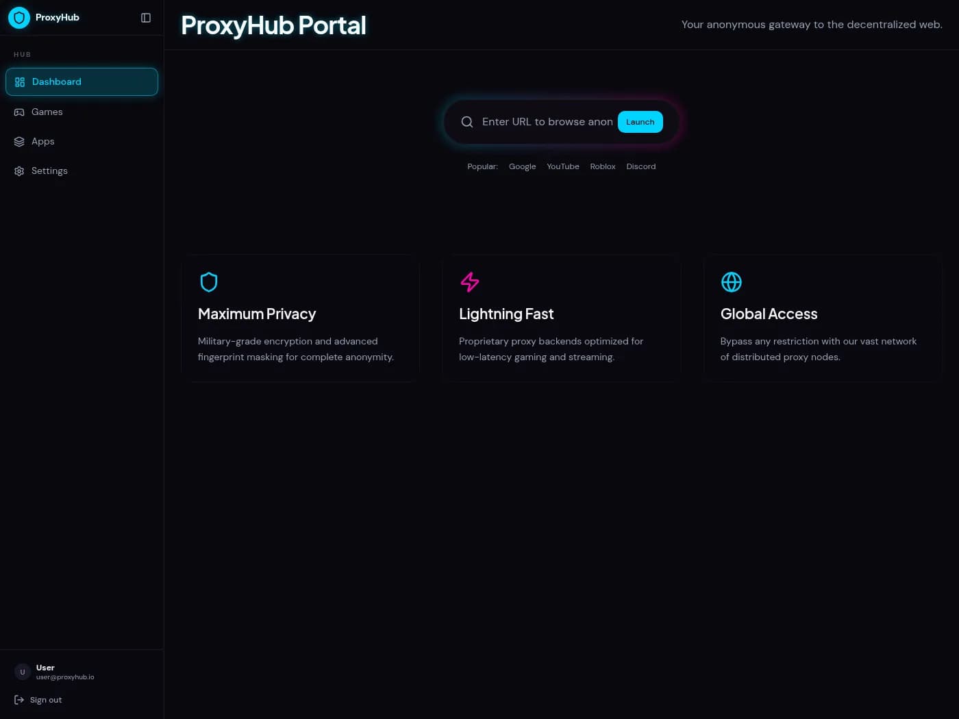 ProxyHub Portal