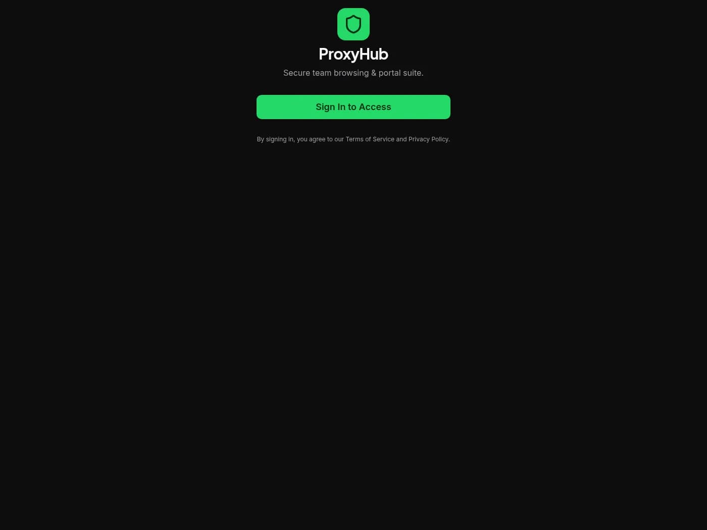 ProxyHub Portal