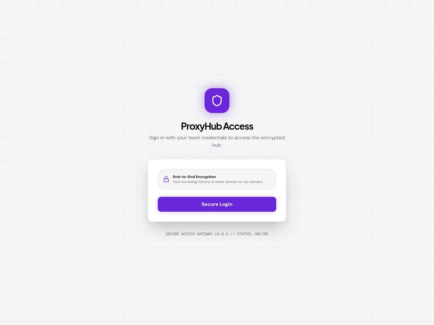 ProxyHub Web Portal