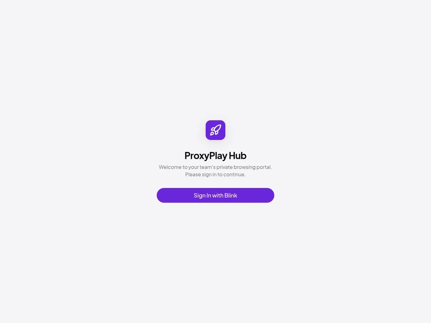 ProxyPlay Hub