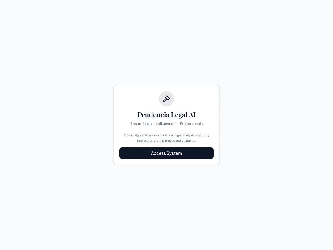 Prudencia Legal AI