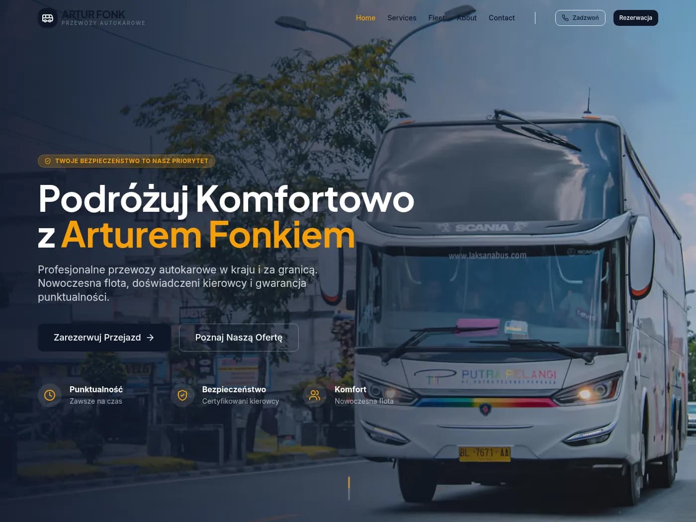 Przewozy Artur Fonk Web