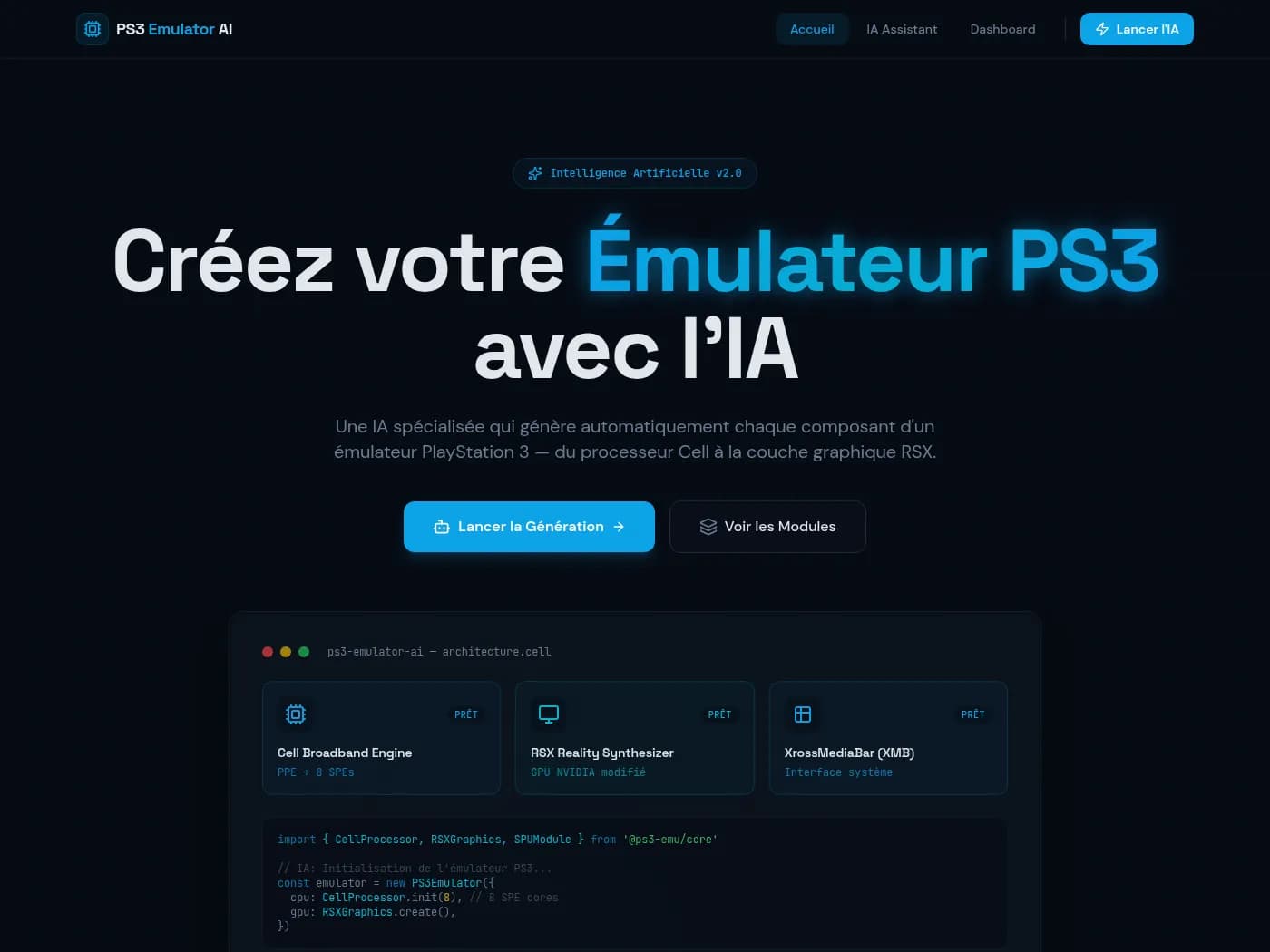 PS3 Emulator AI