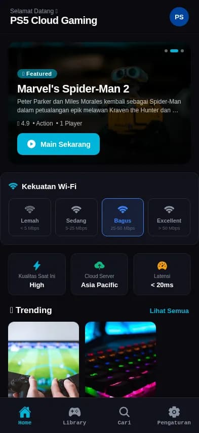 PS5 Cloud Gamer