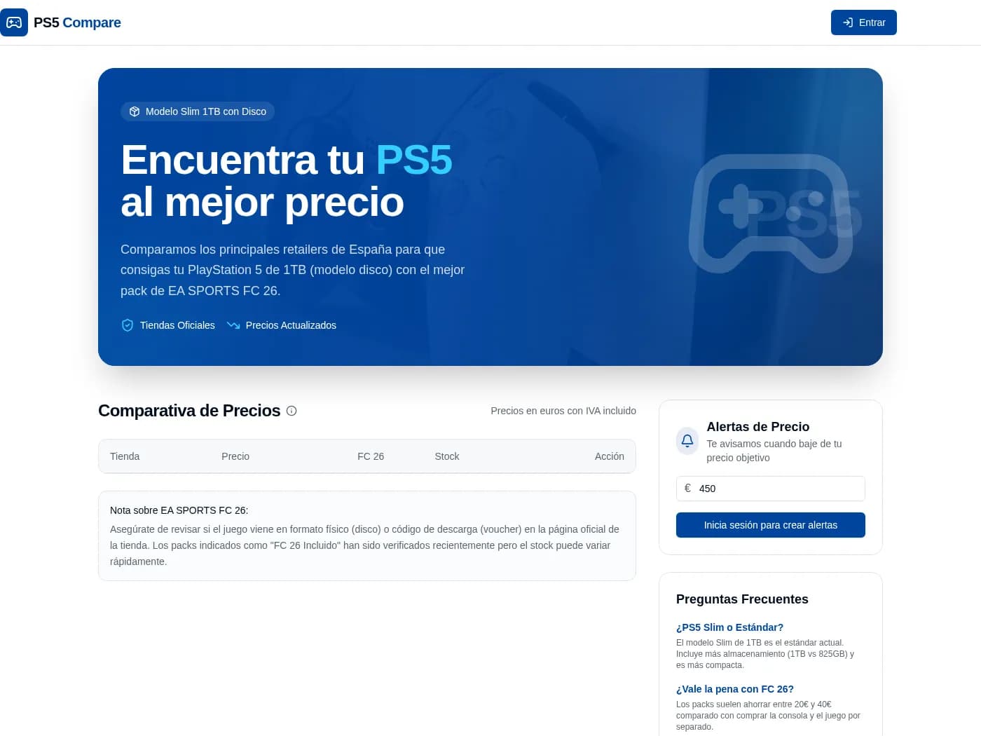 PS5 1TB Retail Comparison