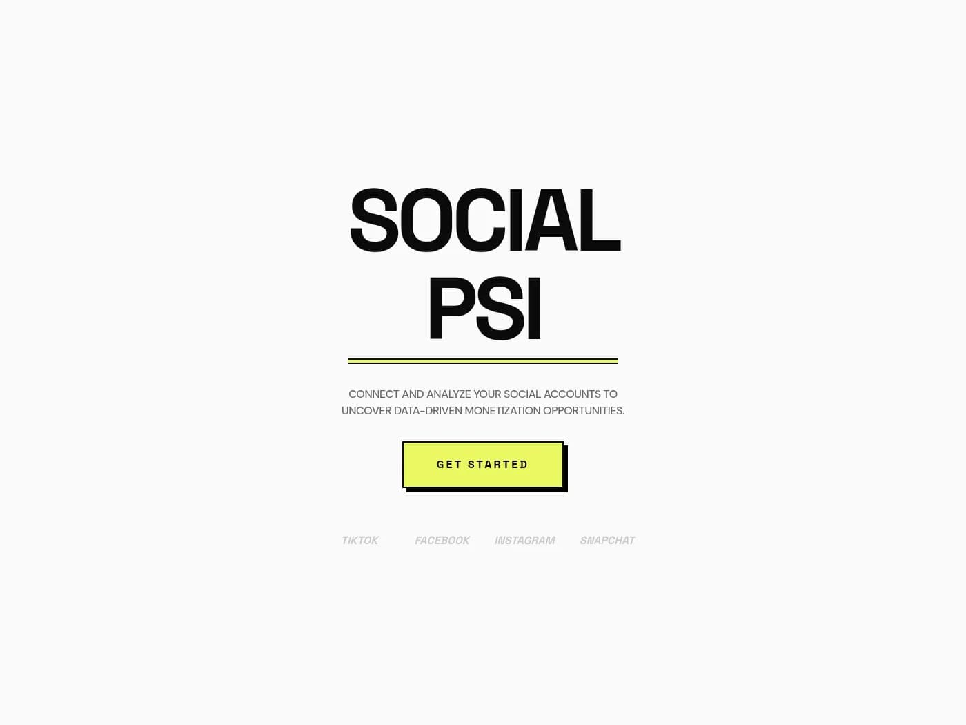 Social PSI Monetizer