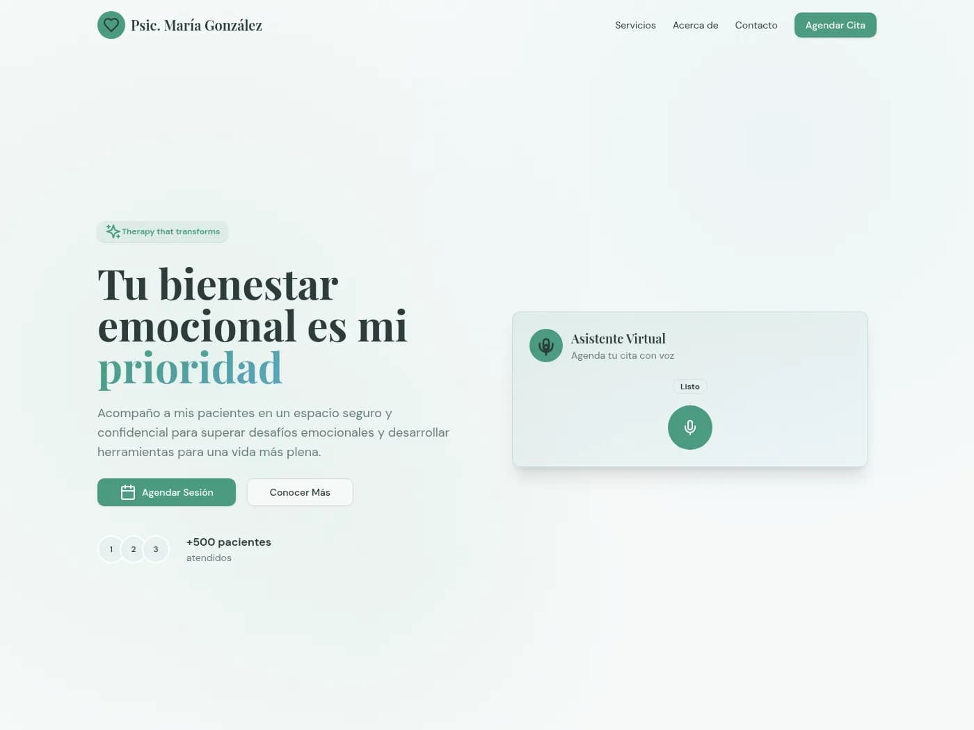 Therapist Voice Scheduler