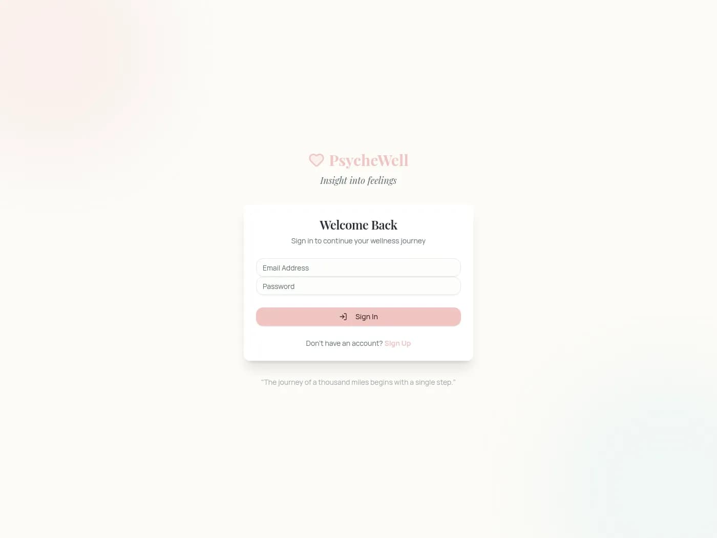 PsycheWell Tracker