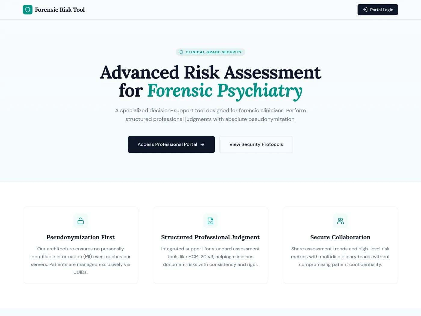 Forensic Psychiatry Risk Tool