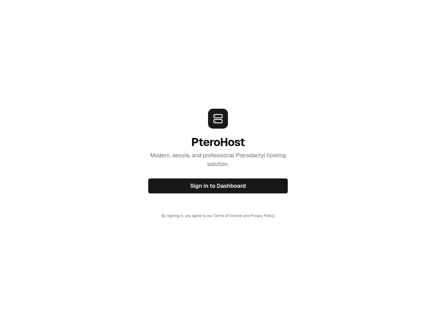 PteroHost Platform