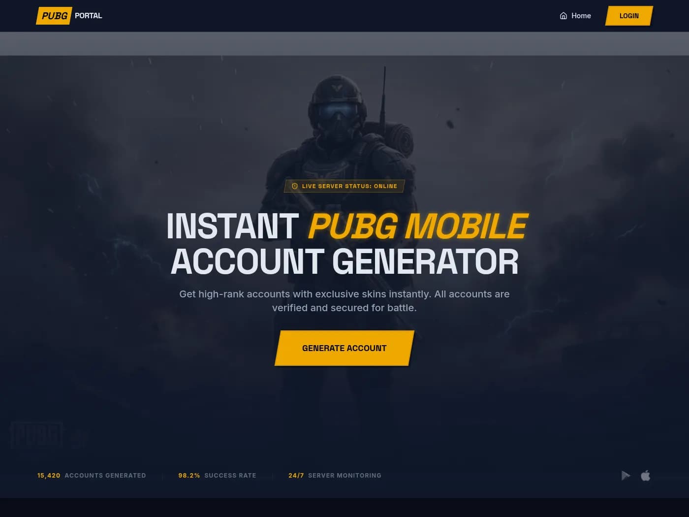 PUBG Account Getter